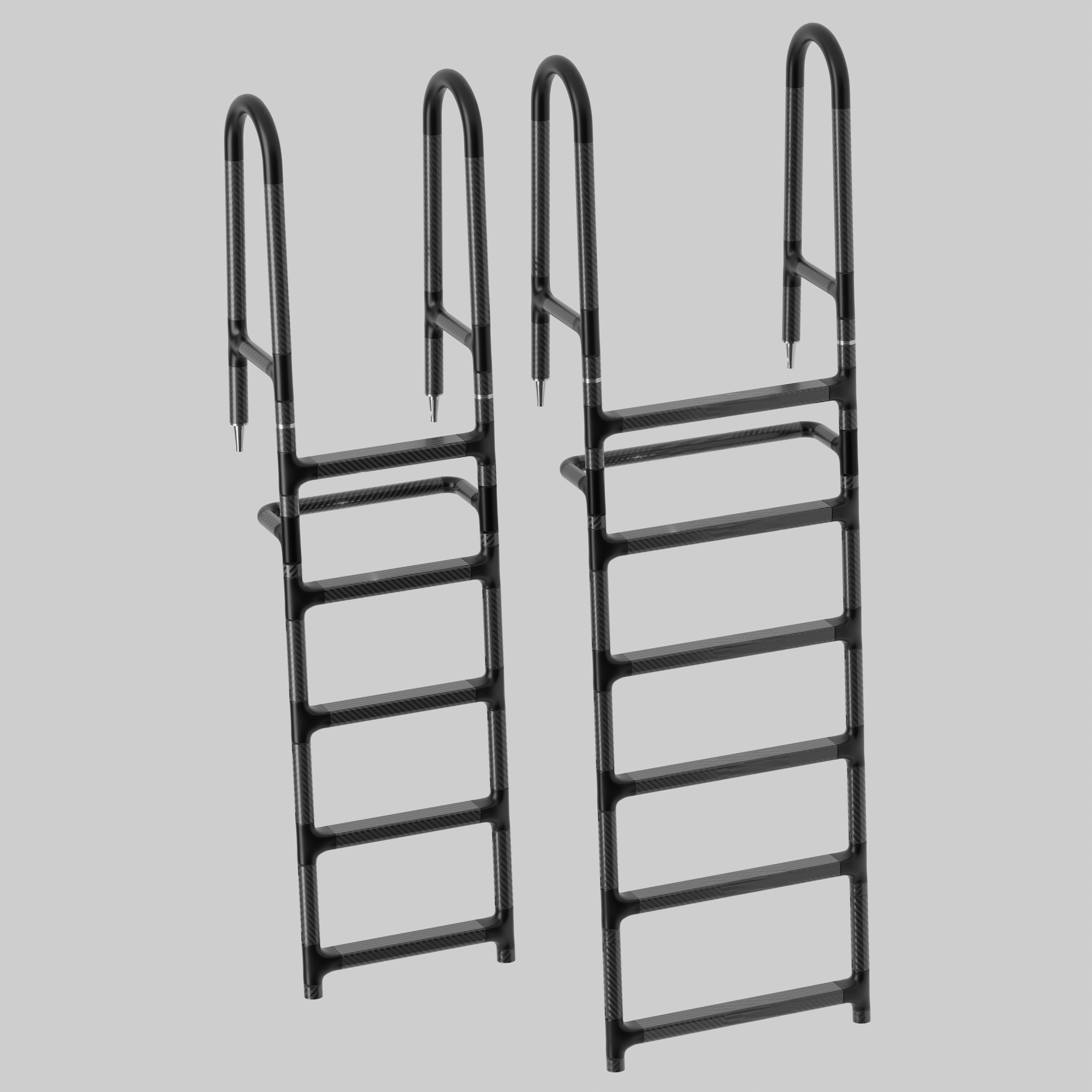 A Carbon Fiber & 3D Printed Modular Ladder for yachts and tenders ...